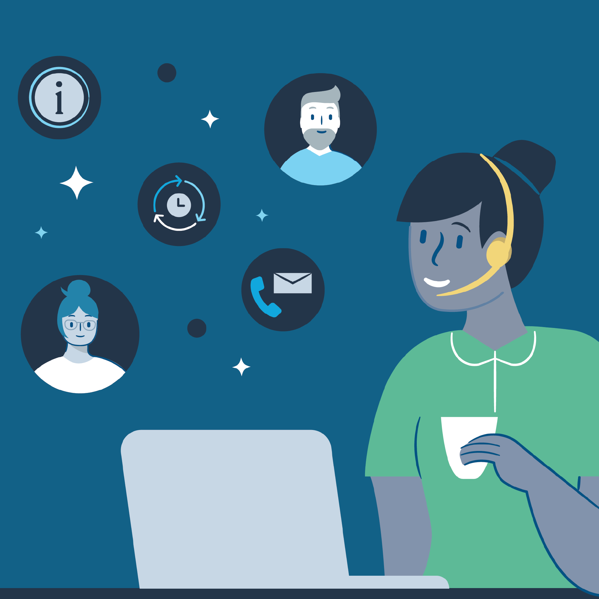 customer management eBook design - Queen of Infographics