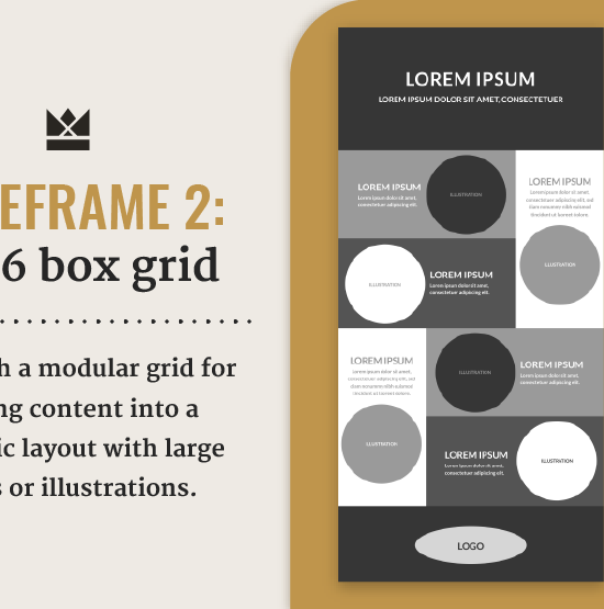 Set of 3 Editable Infographic Wireframes - Queen of Infographics